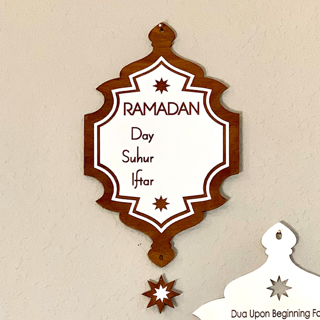 Ramadan Eid Mubarak countdown Lantern timer for Suhur Iftar days till ...